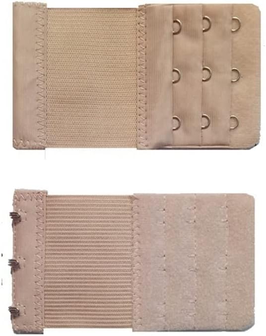 QS 3pcs 3 Row Bra Extender 3 Hook Bra Clasp Strap Extension Soft Bra ...