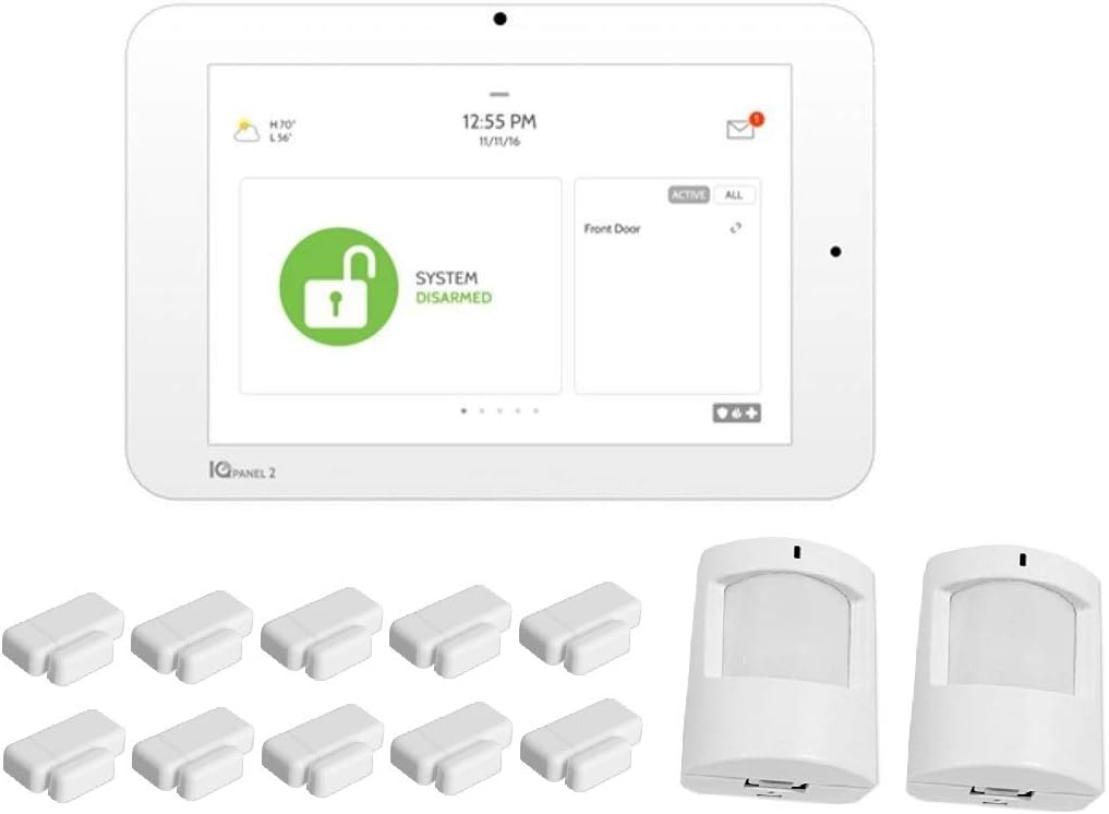 Amazon.com : Qolsys IQ Panel 2 (Verizon LTE) - QS9201-1200-840 with 10 ...