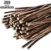 Amazon.com: DIRBUY 300PCS 4 inch Wood Log Sticks for Crafts - Natural ...