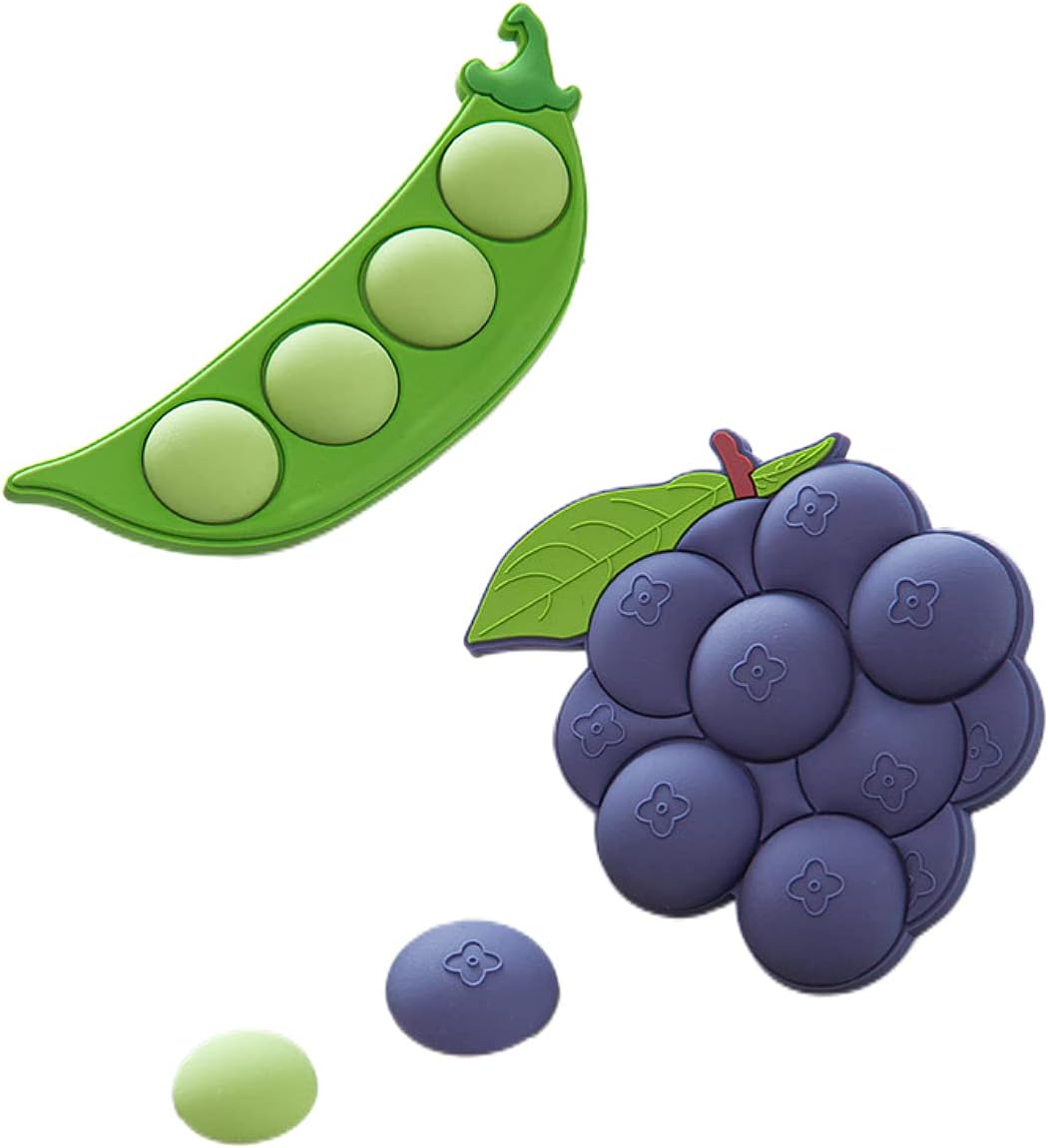 Amazon.com: 2 Pcs Magnets for Fridge Magnets, 3D Fruit Cute Fridge ...