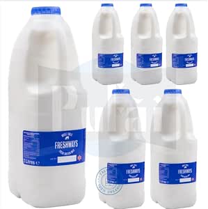 Fresh Whole Milk 3.5% Fat UHT Milk 2000 Mililiter x 6 Boxes : Amazon.co ...