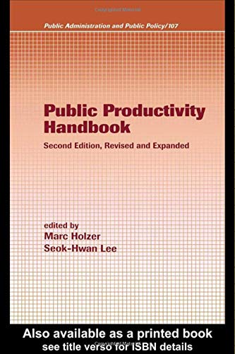 Public Productivity Handbook : Buy Online at Best Price in KSA - Souq ...