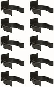 cyclingcolors 3666690024855 10 x Kitchen skirting Board Clips, Black ...