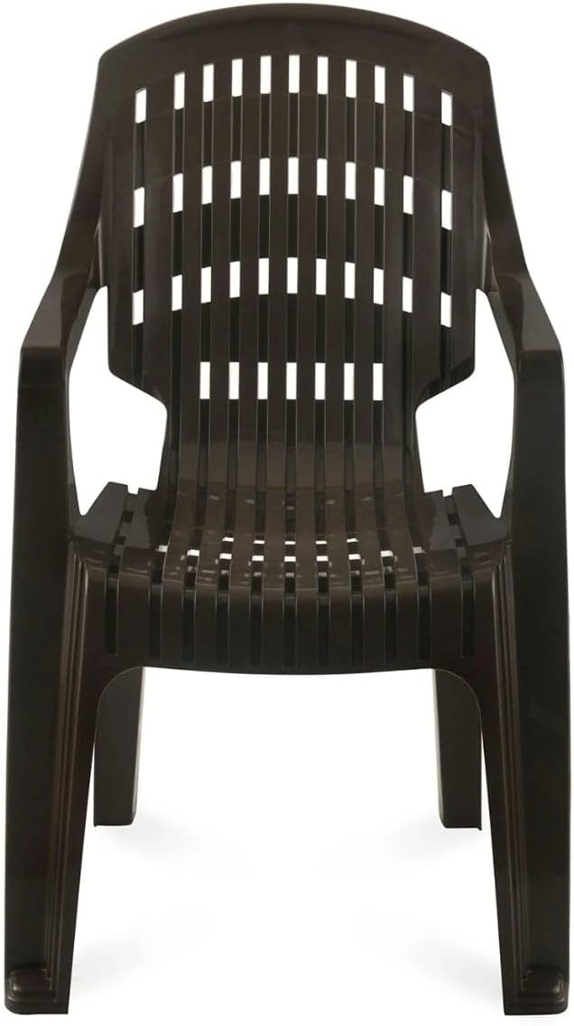 STYLESEAT Relax Armrest Plastic Chair | Long Back Glossy Plastic Chair ...