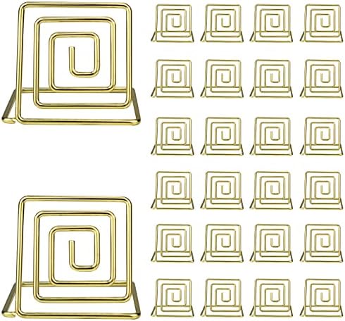 Amazon.com : 10Pcs Place Card Holder, Table Number Holders, Wire ...