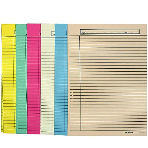 Buy Class Fun A4 one side Ruled Color Sheets (Pack of 100 Sheets) for ...