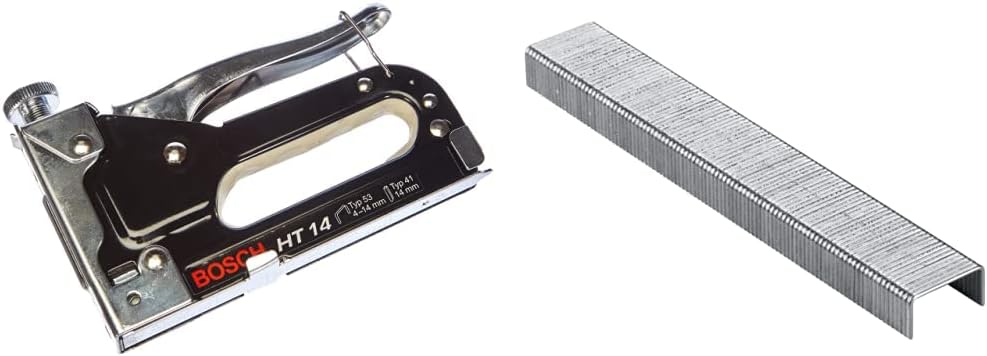 Bosch Professional Handtacker HT 14 (Holz, Klammertyp 41) & 2609255819 ...