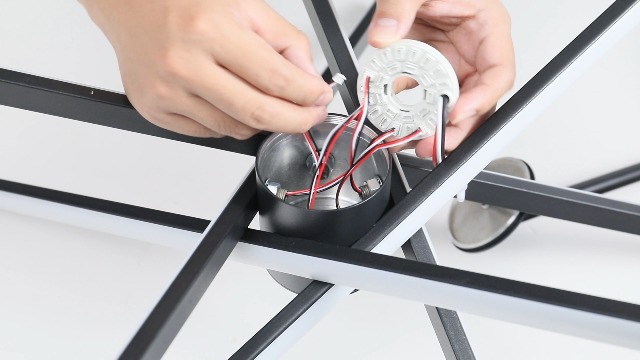 Watch Modern Sputnik Ceiling Light Fixture 82w Install Video on Amazon Live