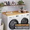Amazon.com: SpaceAid Washer Dryer Countertop, Laundry Wood Shelf Topper ...