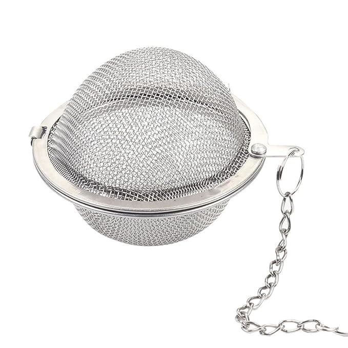 MeeTo Mini Tea Filter Ball, Stainless Steel Round Net Design Tea Mesh ...