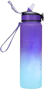 Amazon.com: MOILO Plastic Cup Sports Water Cup Large Capacity Straw Cup ...