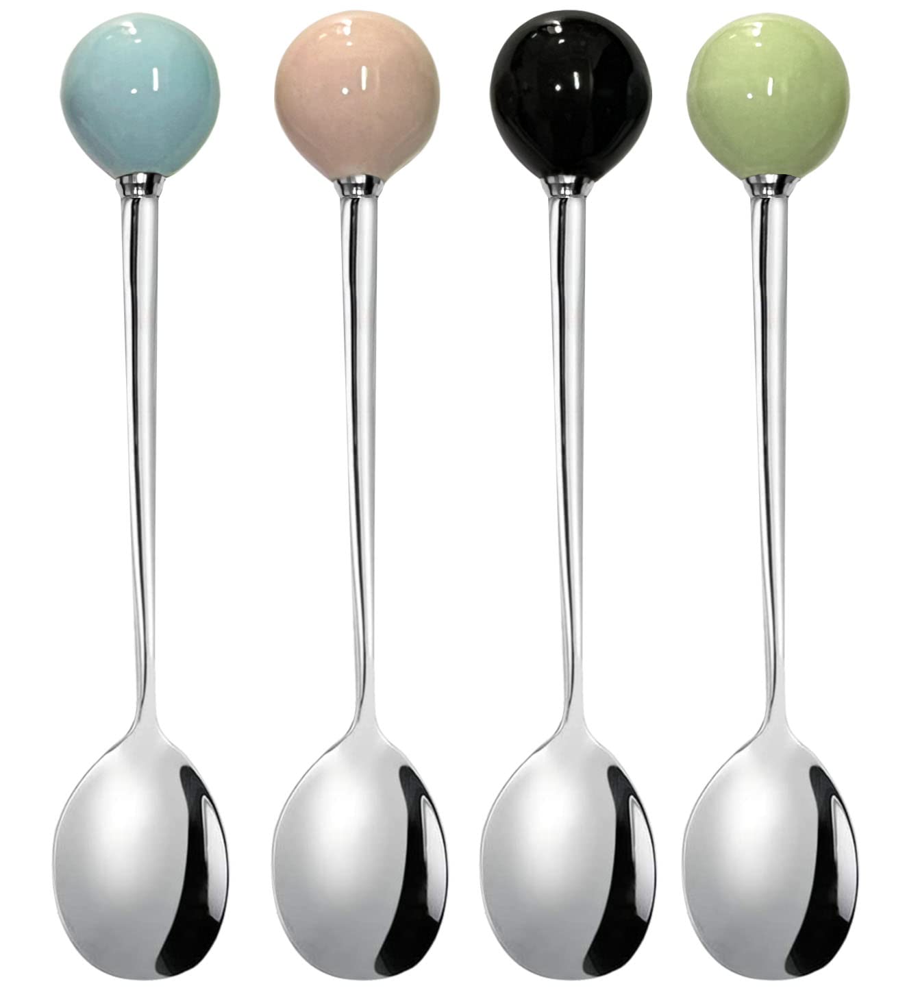 Amazon.com: Ouliget Stainless Steel Tea Spoons, Mini Coffee Spoons ...