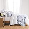 Amazon.com: Levtex Home - Clara Blue Quilt Set - King Quilt and Two ...