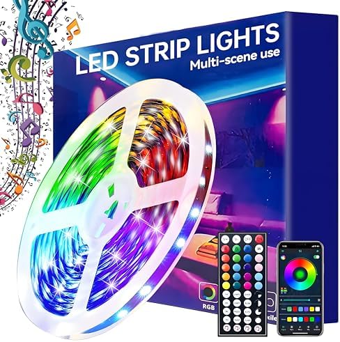 Amazon.com: SUNNEST TV Backlight Light Kit, 6.56FT/2M 5V USB LED Lights ...