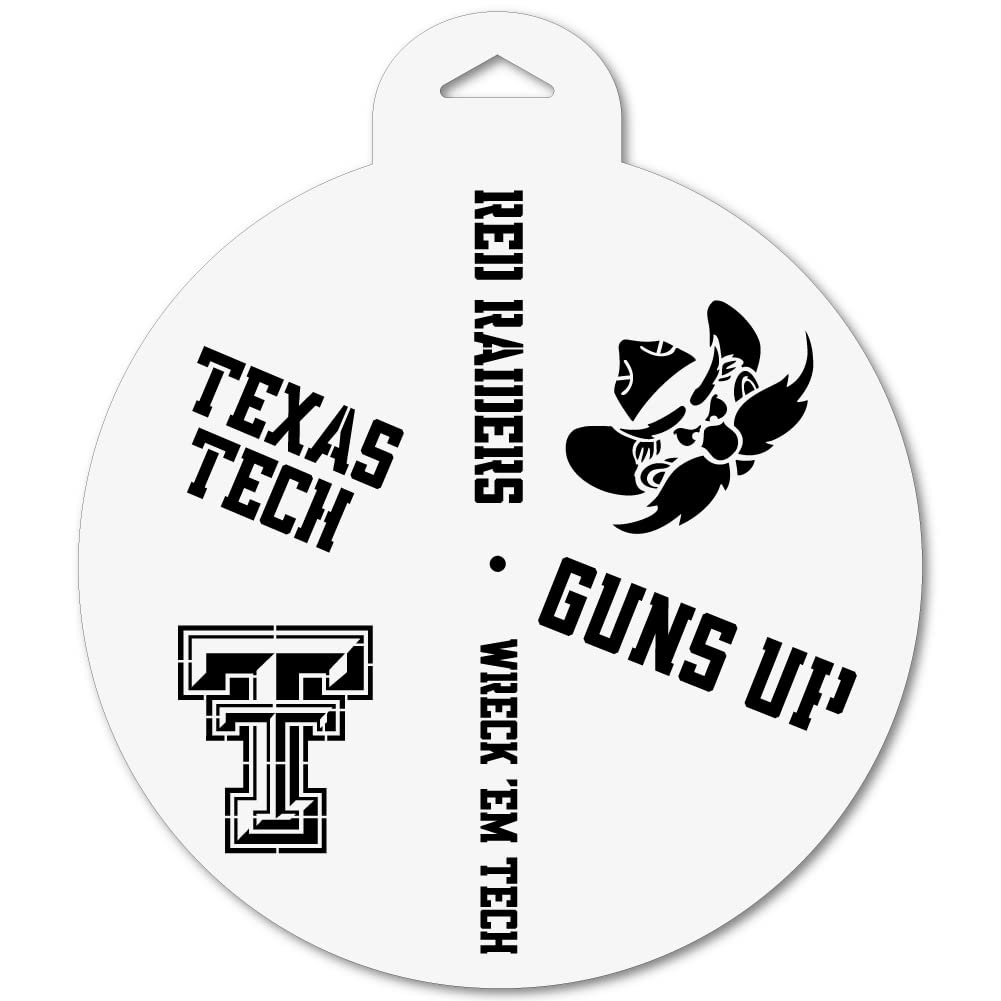 Amazon.com : U-Stencil Texas Tech Small Fanatic Stencil Wheel - TTOOS ...
