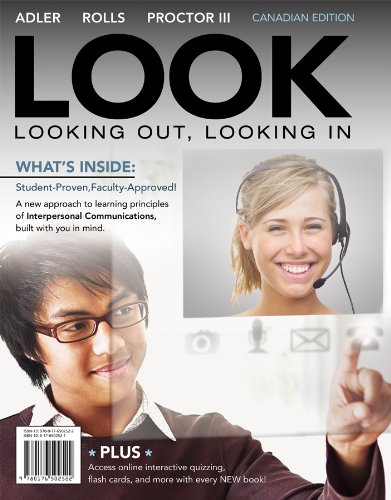LOOK: Looking Out, Looking In (Canadian Edition): Ronald B. Adler ...