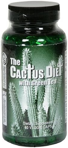 Amazon.com: The Cactus Diet Green Tea Vcaps-60 ct : Health & Household
