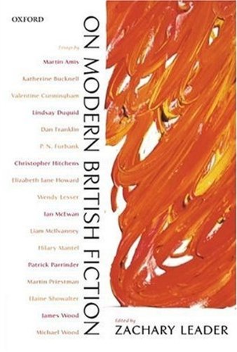 Amazon.com: On Modern British Fiction: 9780199249329: Leader, Zachary ...