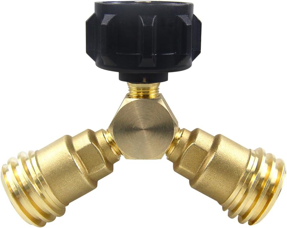 Amazon.com : 3 Way Propone Splitter QCC/POL (Propane Tank 3 Y Splitter ...