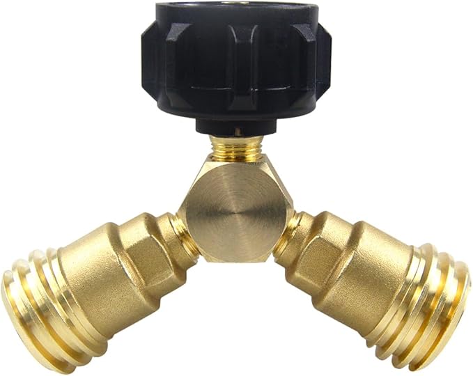 Amazon.com: Hooshing Propane Tank Splitter Adapters LP Gas Line Y ...