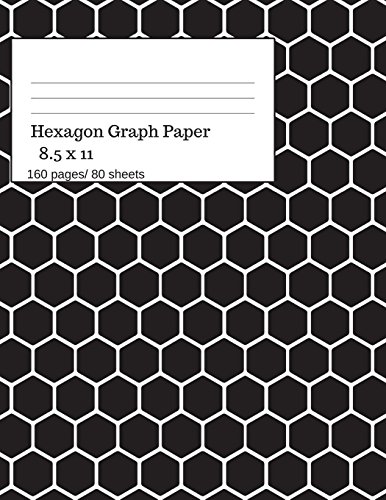 Buy Hexagon Graph Paper: Hexagonal Paper s, Large Hexagon, Graph Paper ...