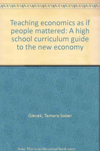 Amazon.com: Teaching economics as if people mattered: A high school ...