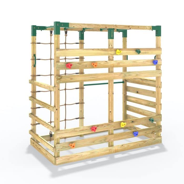 Buy Rebo Ninja Climbing Cube Wooden Climbing Frame - Single Online at ...