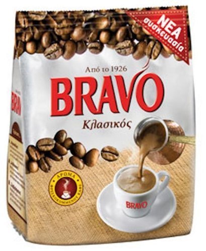 Amazon.com : Greek Ground Coffee (bravo) 8 oz (pack of 2) by Bravo SA ...