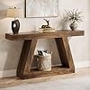 Tribesigns Farmhouse Console Table, 55-Inch Rustic Sofa Table with ...