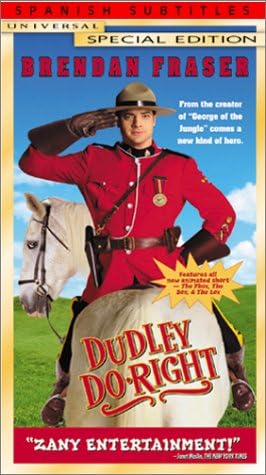Dudley Do-Right [VHS] : Brendan Fraser, Sarah Jessica Parker, Alfred ...