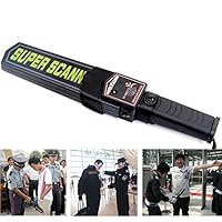 Asier Plastic Hand Held Metal Detector Scanner with Beep Vibrator ...