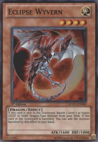 Amazon.com: YU-GI-OH! - Eclipse Wyvern (SDDC-EN003) - Structure Deck ...