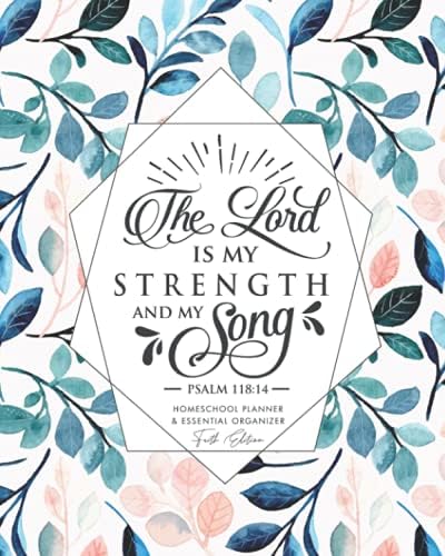 Homeschool Planner and Essential Organizer Faith Edition | Watercolor ...