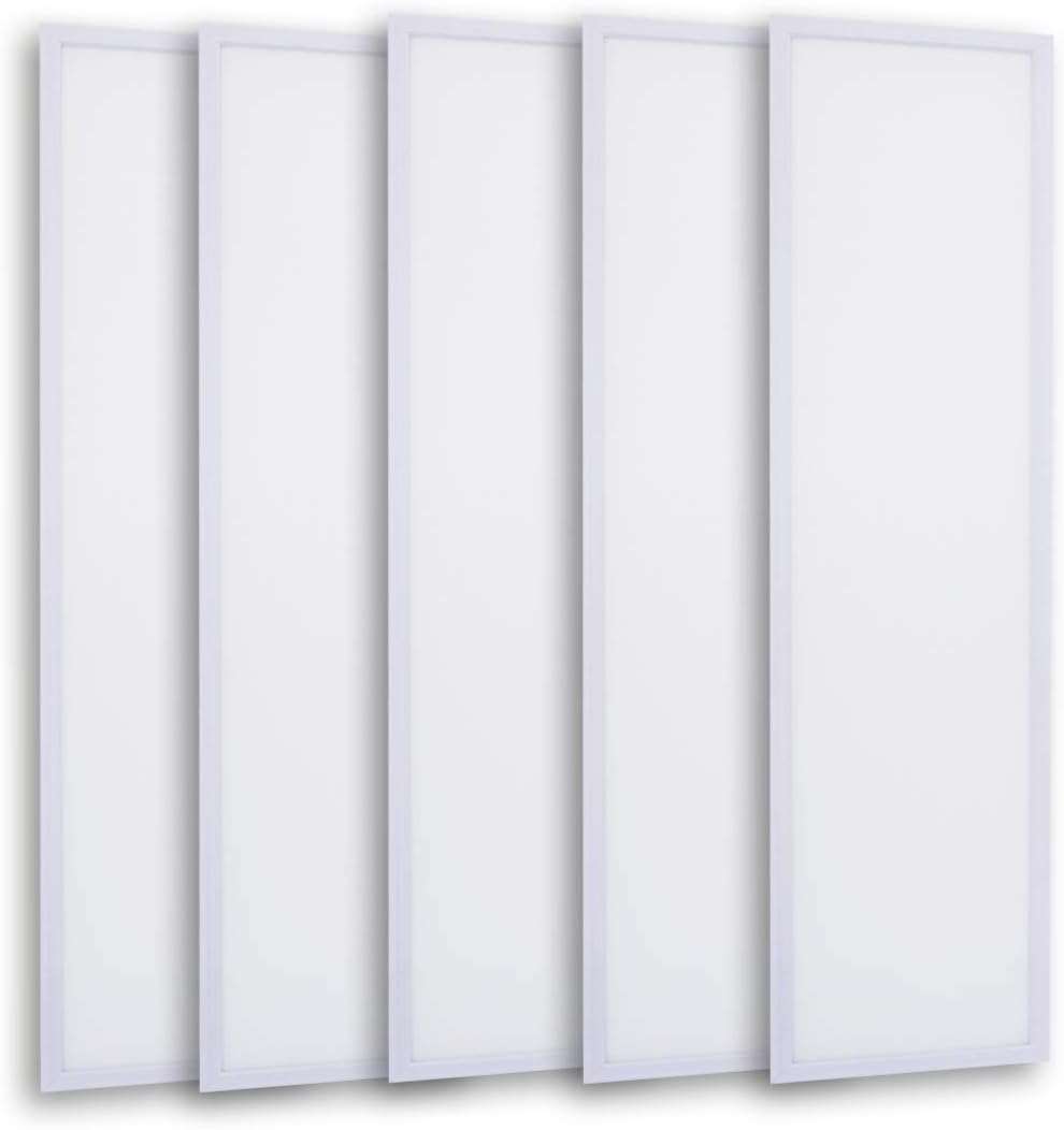 LUMINOSUM LED Flat Panel Troffer 1x4 Ft 40W (80W Equivalent), Edge-Lit ...