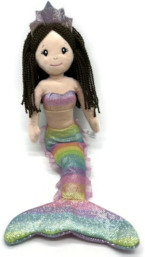 Amazon.com: The Petting Zoo Mermaid Doll Plushie, Gifts for Girls ...