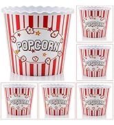 Amazon.com: Modern Style Reusable Plastic Popcorn Containers / Popcorn ...