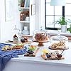 Amazon.com | Libbey Acaciawood Footed Round Wood Server Cake Stand with ...
