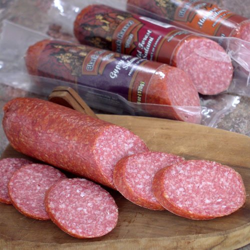 Amazon.com: Piller's Black Kassel Salami - Mustard Seed (6 ounce ...