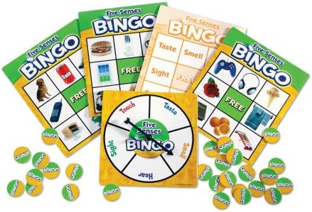 Amazon.com: Learning Resources - Five Senses Bingo : Toys & Games
