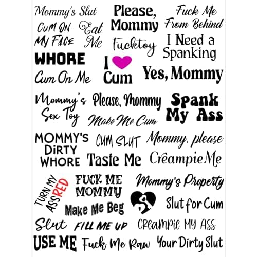 Amazon.com: 32 Kinky Temporary Tattoos, Sexy Adult Body Art - Naughty ...