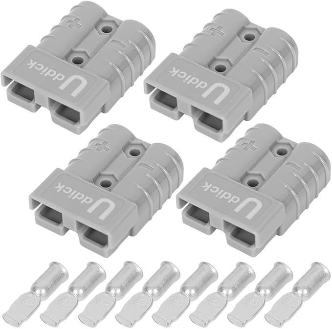 Amazon.com: Uddick 4PCs 50 Amp Battery Quick Disconnect Connector, 6 ...