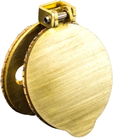 Mini Magflap - Magnetic keyhole Draught ExcluderTM - Solid Brushed ...
