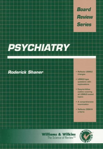Amazon.com: Psychiatry (Board Review Series): 9780683076745: Roderick ...