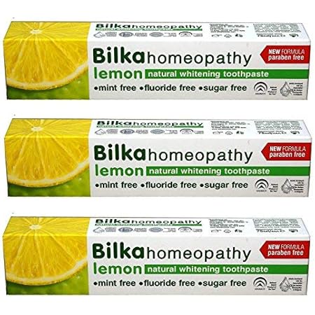 Amazon.com: 2 x Homeopathic Toothpaste with Lemon 75ml by Bilka ...
