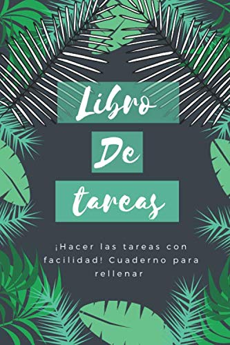 Libro de tareas: tareas que hacer durante el día | llena este libro con ...