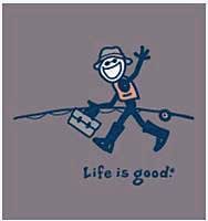 Amazon.com: Life Is Good "Fish Trip on Chocolate" Mens Tee, XXL ...