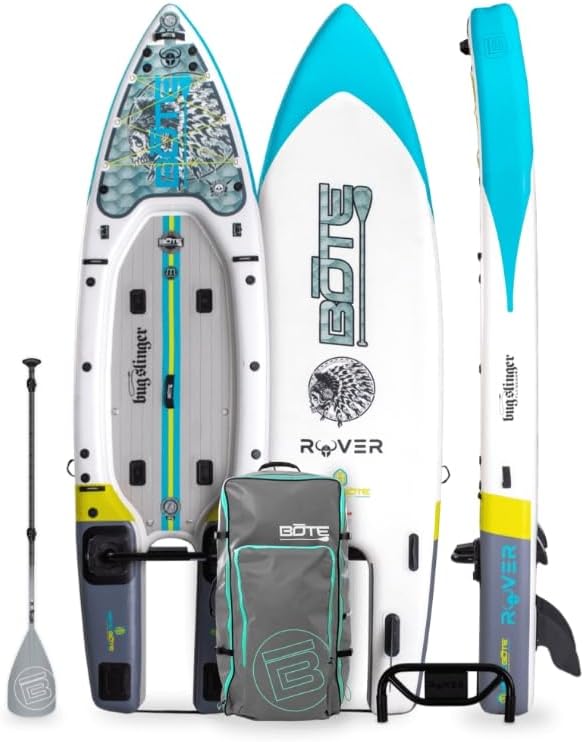 Amazon.com : BOTE Rover Aero 12 FT 6 in Inflatable Micro Skiff, Blow up ...