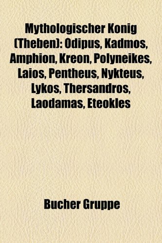Amazon.in: Buy Mythologischer Konig (Theben): Odipus, Kadmos, Amphion ...