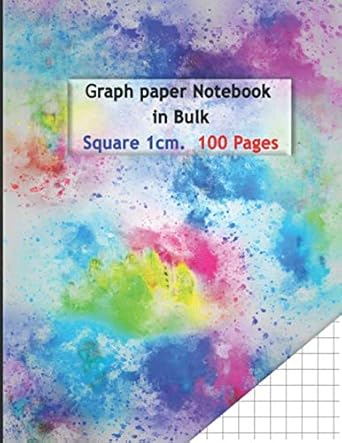 Graph paper Notebook in Bulk Square 1cm. 100 Pages: With Squared ( 1mm ...