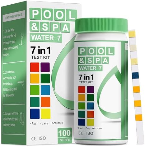 Amazon.com : WaterWarden 7-Way Pool Testing Strips - Pool, Hot Tub and ...